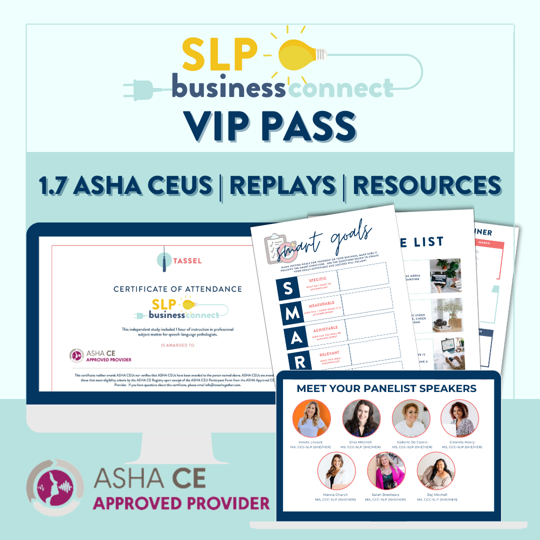 2025 SLP Business Connect TEMPLATES – Tassel